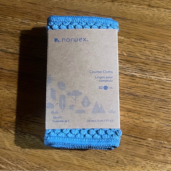 Norwex | Other | Norwex Counter Clothsset Of 3 Light Blue Nwt | Poshmark